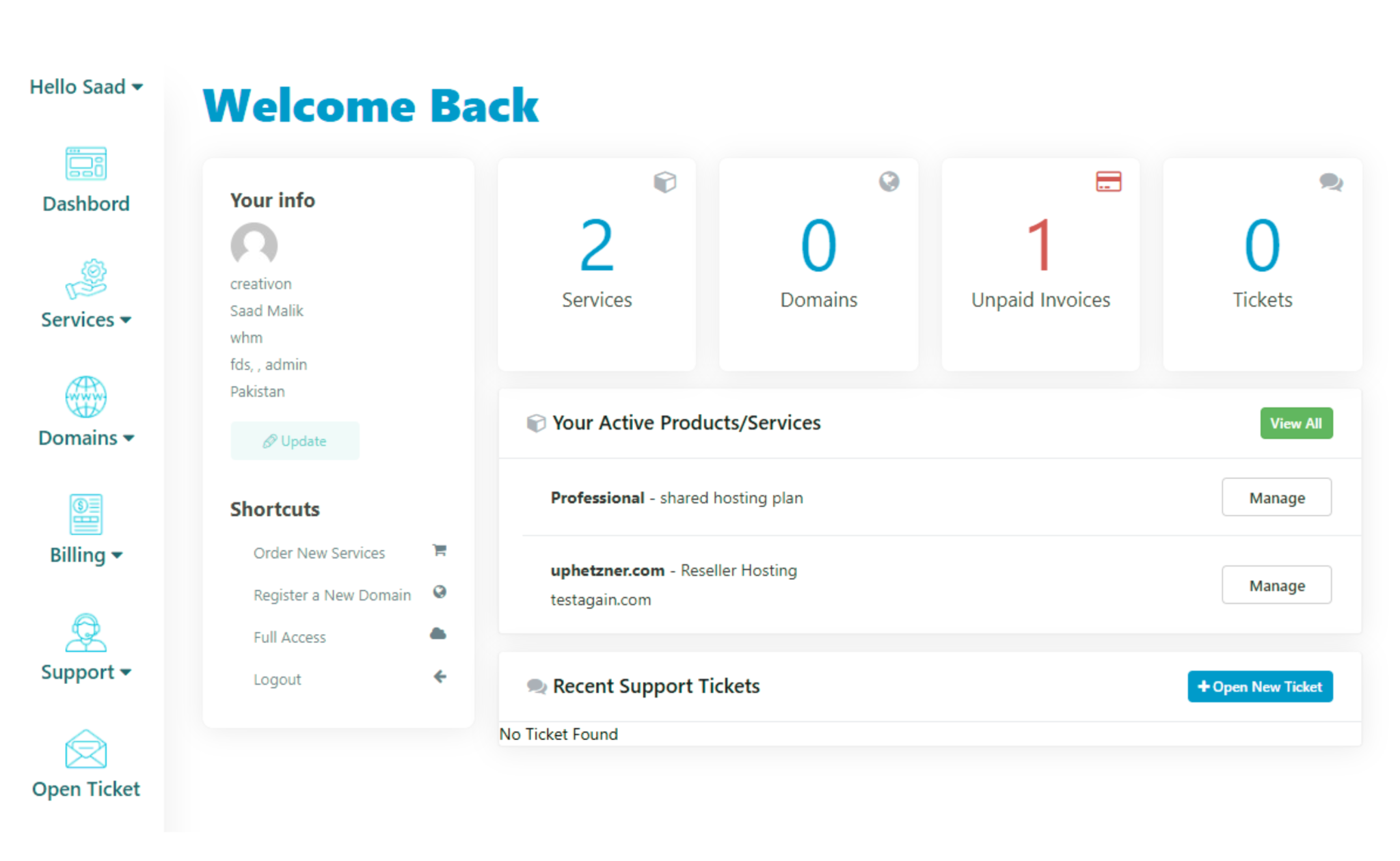 WHMCS WordPress Plugin - WHMCS WordPress Integration